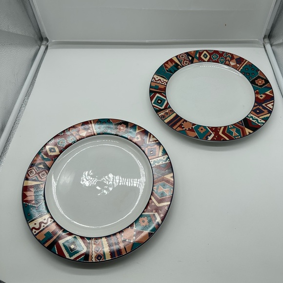 Furio | Dining | Set Of 2 Furio Aztec Dinner Plate Plates Indonesia ...